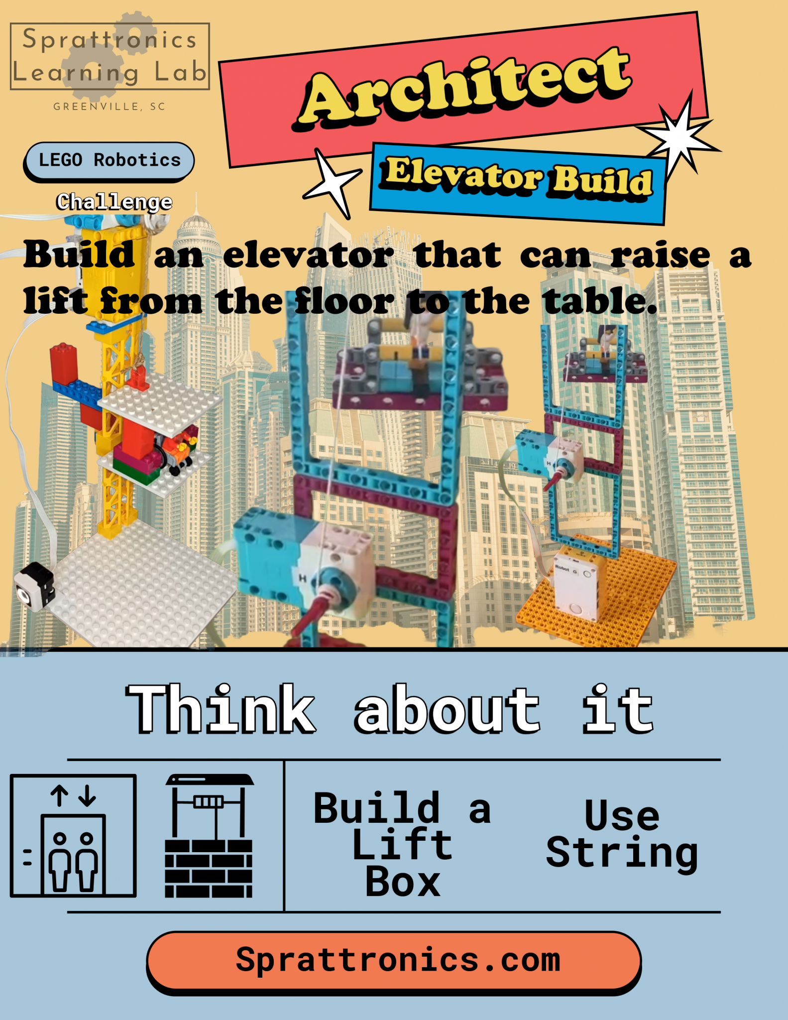 Build a LEGO Elevator! - Sprattronics